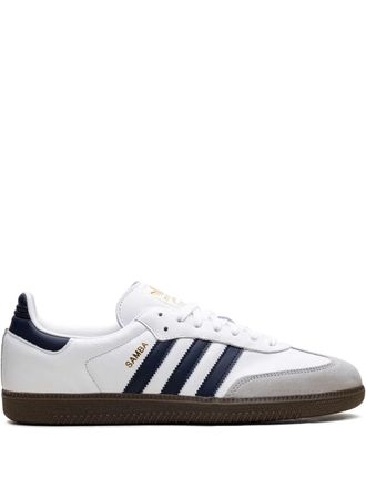 adidas Samba OG White/Navy/Gum Sneakers - Weiß
