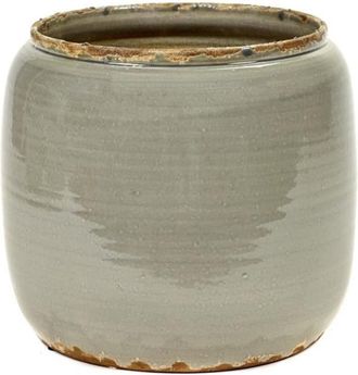 Serax Blumentopf-Dekotopf Grau D 25 cm H 26 cm