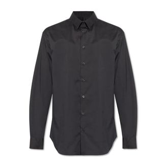 Giorgio Armani Klassisches Hemd - - Shirts - Herren - Schwarzk - 2XL
