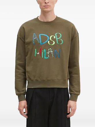 Andersson Bell Sweatshirt mit Stickerei - Gr&uuml;n