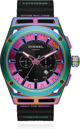 Diesel Homme, Accessoires, Multicolore, Taille: ONE Size Montre Chronographe Timeframe
