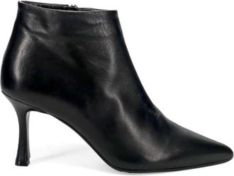 Sangiorgio Bottines pour femme en cuir noir - 4059 NAPPA NOIR - Taille 37, Noir, 38 EU
