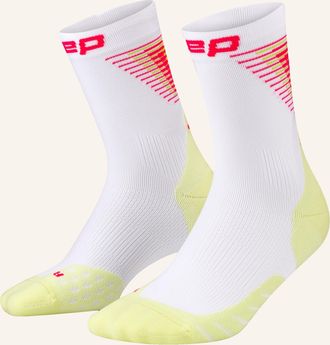 CEP Cep Cep Cep Run Edt. Halo Socks, Mid Cut, Women weiss