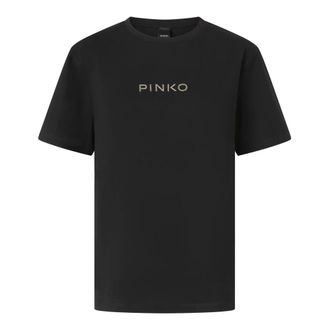 Pinko Atemberaubendes T-Shirt Modell 105526A2Rm - - Tops - Damen - Schwarzk - XS