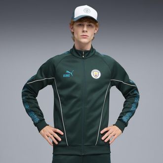 Puma Manchester City KING Anthem Jacke Herren, Kleidung, Gr&uuml;n, XXL