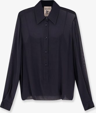 Semicouture Voile shirt with top - SEMICOUTURE - gender_Woman