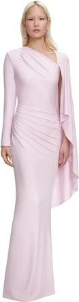 Self Portrait Femme, Robes, Rose, Taille: 34 FR Robe Longue Fluide en Jersey