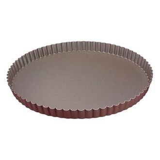 Göbel 226342 Tourtière Rond Cannelle Fond Fixe Anti-Adhérent