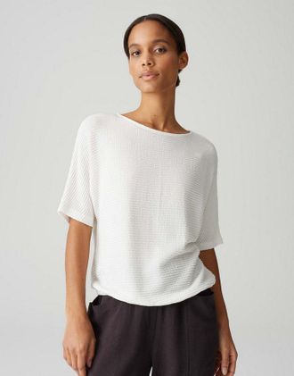 OPUS Kurzarmshirt SOMFU Loose im Batwing Fit