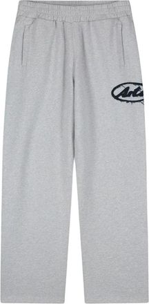 Arte Homme, Pantalons, Gris, Taille: XL Circle Patch Logo Pantalons de surv&ecirc;tement