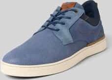 Bullboxer Schn&uuml;rschuhe aus Leder-Mix mit Logo-Pr&auml;gung