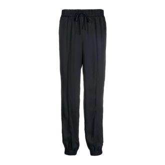 Jil Sander Femme, Pantalons, Noir, Taille: 36 FR Elasticated Cuff Drawstring Pantalons