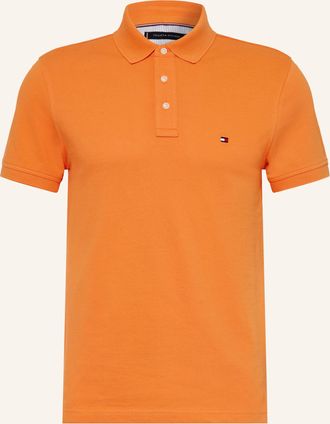 Tommy Hilfiger Piqu&eacute;-Poloshirt Slim Fit orange