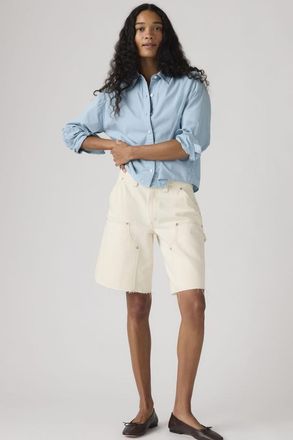 Levi's Short Baggy Dad Utility - Femme - Blanc / Yeah No Yeah - 23