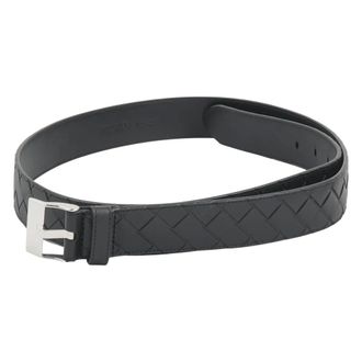 Bottega Veneta Homme, Accessoires, Noir, Taille: 110 CM Watch Buckle Belt