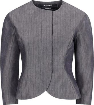 Jacquemus La Veste Palmier - - Jackets - Damen - Grau - S