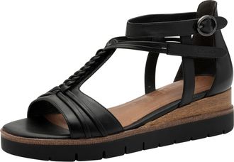 Tamaris Sandalette Damen Bequem schwarz,EU 37