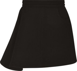 Patou Jupe Midi - Noir