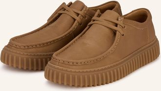 Clarks Schn&uuml;rer Torhill Jo beige