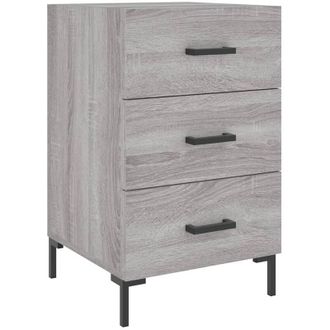 vidaXL Nachttisch Grau Sonoma 40x40x66 cm Holzwerkstoff Vidaxl