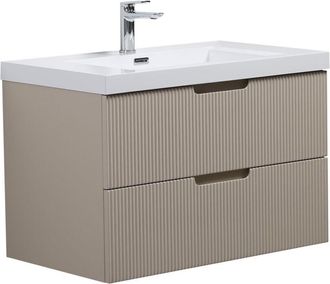 Badplaats Badplaats Meuble de salle de bains Thermis 80cm - Crème - Meuble