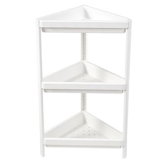 Generic Badezimmer-Organizer und -Aufbewahrung Verdicktes PP-Kunststoffmaterial 2/3/4-st&ouml;ckiges K&uuml;chenregal f&uuml;r Enge Stellen In Der K&uuml;che und W&auml;scherei.(44 * 