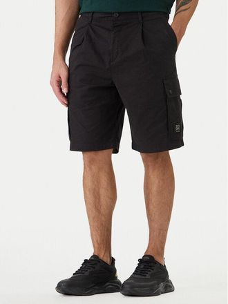 HUGO BOSS Stoffshorts Gregry 50559604 Schwarz Slim Fit