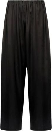 Maison Margiela Femme, Pantalons, Noir, Taille: 42 FR Pantalon Jambe Large