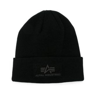 Alpha Industries VLC Beanie - - Accessories - Herren - Schwarzk - ONE SIZE