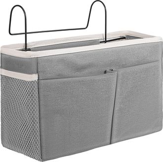 BESPORTBLE Housoutil H&auml;ngender Aufbewahrungsbeutel f&uuml;r Kleinigkeiten aus Baumwoll Leinen mit Eisenrahmen Organizer f&uuml;r Studentenwohnheime und Bettgestelle Platzs