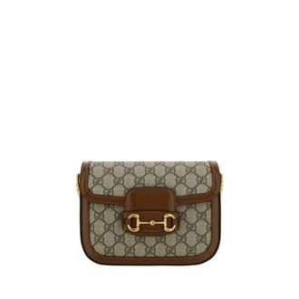 Gucci 1955 Mini Horsebit Schultertasche - - Bags - Damen - Braun - ONE SIZE
