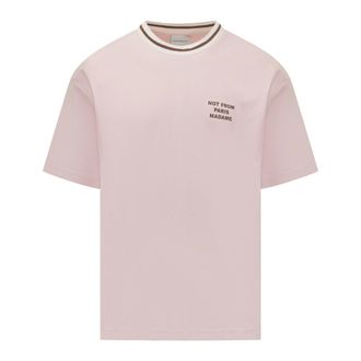 Dr&ocirc;le de Monsieur Homme, Tops, Rose, Taille: L T-shirt oversize &agrave; col rond