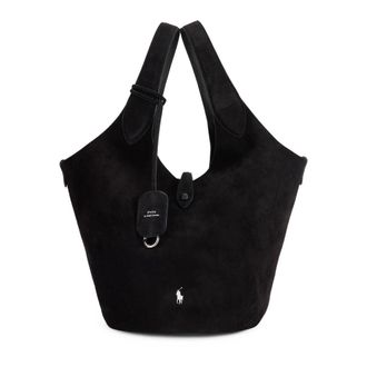 Polo Ralph Lauren Cabas Play en daim - Femme - Sacs - Noir - Taille: ONE Size