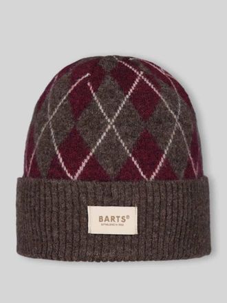 Barts M&uuml;tze mit Label-Patch Modell SEUMAR