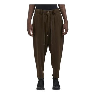 Uma Wang Wollpyjama Hose - - Trousers - Herren - Gr&uuml;n - S