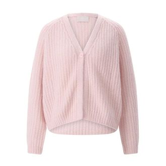 Hemisphere Cardigan mit V-Ausschnitt und Knopfleiste - - Knitwear - Damen - Rosa - XS