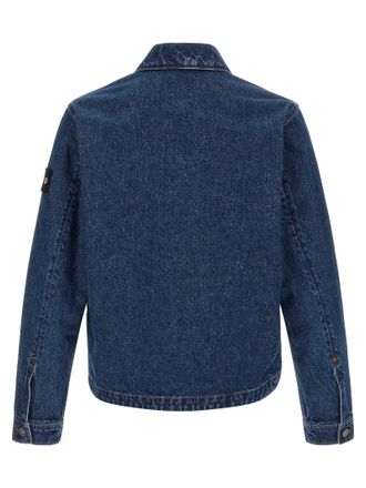 Stone Island Cotton Denim Jacket - Blue