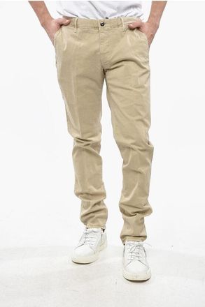 Incotex SLOWEAR SLACKS Stretch Cotton Slim Fit Chino Pants size 36