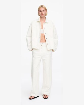 Arket And Laila Gohar Hose -Wei&szlig;