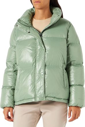 GANT Damen D1. Cropped DOWN Jacket, Kalamata Green, M