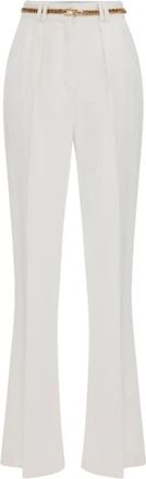 Elisabetta Franchi Pa00141E2.360 Hose - - Trousers - Damen - Wei&szlig; - L