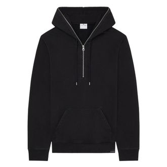 Courr&egrave;ges Schwarzer Fleece-Hoodie mit Rei&szlig;verschluss - - Sweatshirts & Hoodies - Herren - Schwarzk - XS