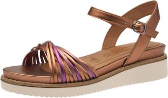 Tamaris Sandalette Damen Bequem metallic,EU 41