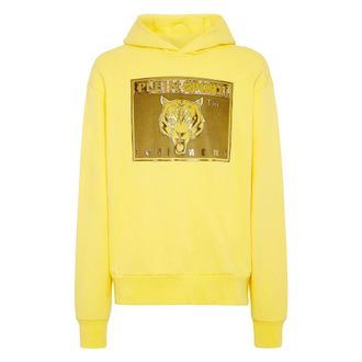 Plein Sport Homme, Sweatshirts et sweats &agrave; capuche, Jaune, Taille: 3XL SweaT-shirts &agrave; capuche