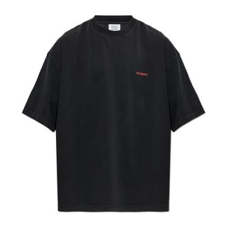 VETEMENTS Logo-print T-shirt - - Tops - Herren - Schwarzk - M