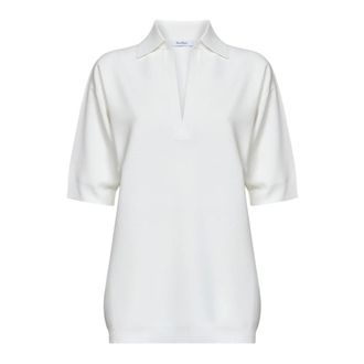 Max Mara Damen, Strickwaren, Wei&szlig;, SGr&ouml;&szlig;e