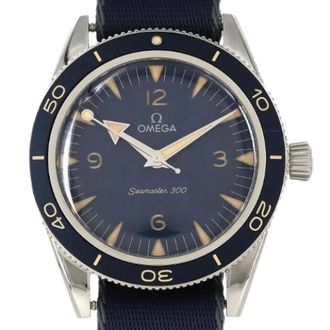 Omega Pre-owned Seamaster 300 Acier inoxydable automatique - Femme - Pre-owned - Bleu - Taille: ONE Size