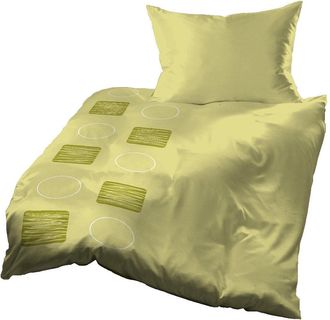 Gerald Wittmann Bettwäsche 140x200 cm + 70x90 cm, Mikrofaser, Kariert Grün