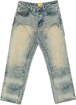Diet Starts Monday Acid-wash Lightning-bolt Jeans