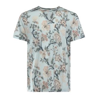 Etro Homme, Tops, Multicolore, Taille: S T-shirt &agrave; imprim&eacute; floral